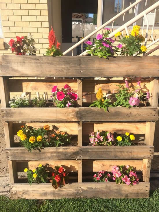 30 υπέροχες diy κατασκευές με παλέτες για τον κήπο σας - Tospitakimou.gr