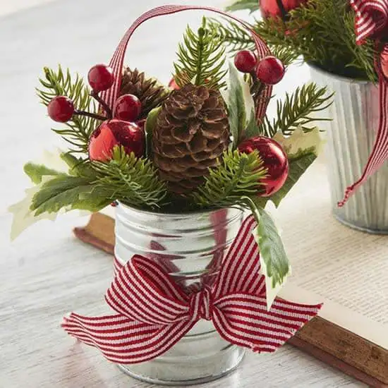 20 diy ιδέες χριστουγεννιάτικης διακόσμησης από μεταλλικά κουτιά ...